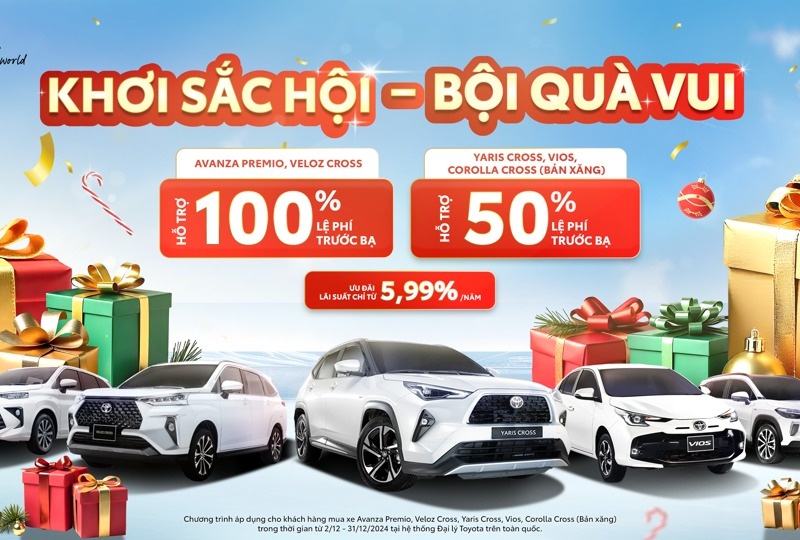 Toyota Việt Nam tiếp tục triển khai chương trình khuyến mại cho mẫu xe ...