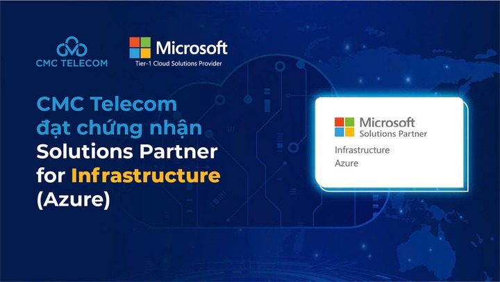 CMC Telecom được công nhận là SolutionsPartner for Infrastructure (Azure)